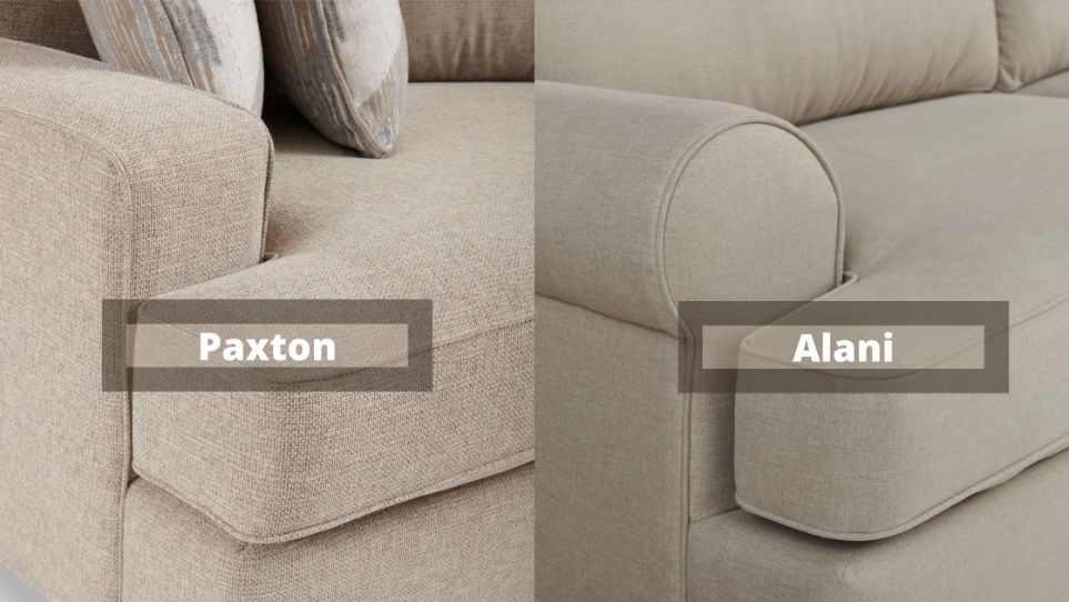 Comparison of Paxton Sectional vs. Alani Sectional at La-Z-Boy