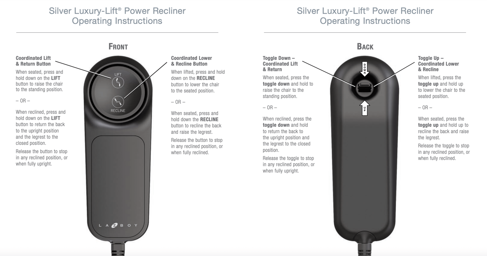 La-Z-Boy Power Furniture: How to Use the Control Panel & Remotes
